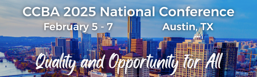 Higher Education Leaders to Convene During 2025 CCBA National ...